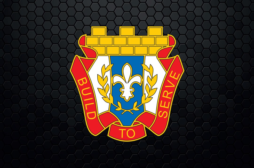 412th Engineer Command DUI del Ejército de ee.UU. Logotipo de parche de calcomanía Emblema Crest ...