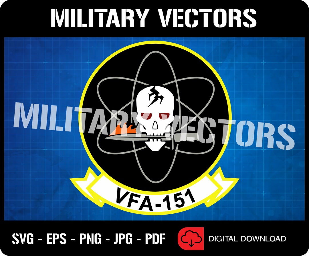 U.S. Navy Strike Fighter Squadron 151 (VFA-151) - USN Patch Logo Decal ...