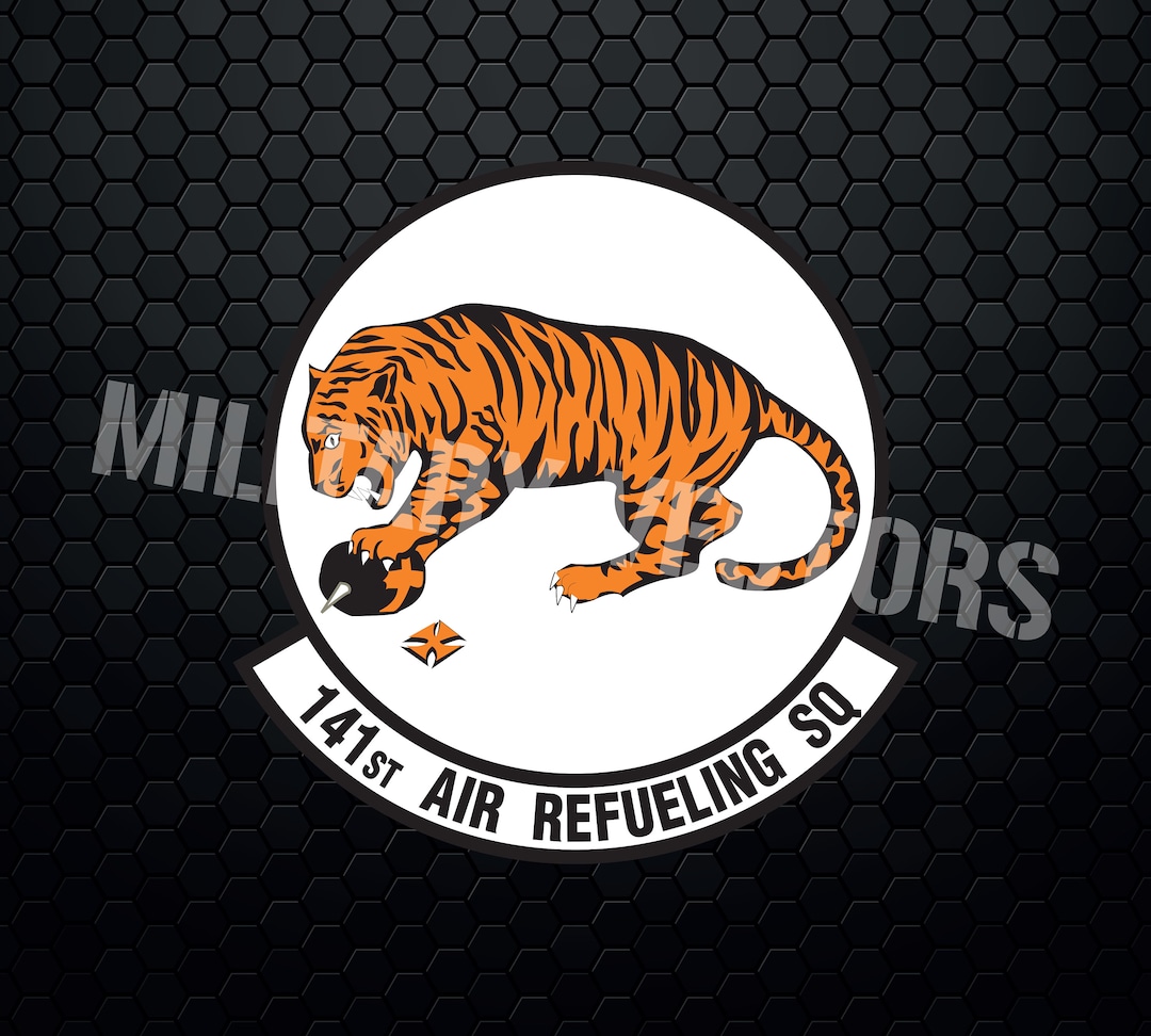 U.S. Air Force (USAF) 141st Air Refueling Squadron - Patch Logo Decal ...