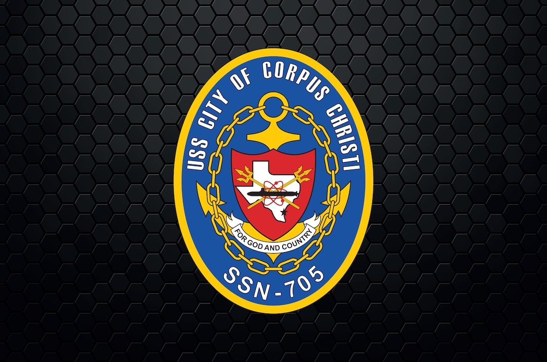 USS City of Corpus Christi (SSN-705) Attack Submarine - Patch Logo ...