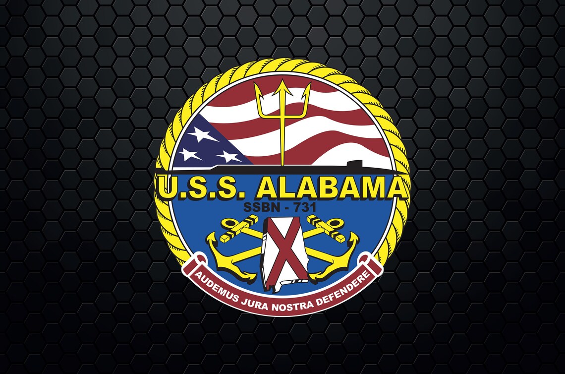 USS Alabama SSBN-731 Ballistic Missile Submarine Patch | Etsy