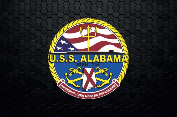 USS Alabama SSBN-731 Ballistic Missile Submarine Patch | Etsy
