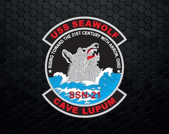 USS Greeneville SSN-772 Attack Submarine Patch Logo Decal Emblem Crest ...