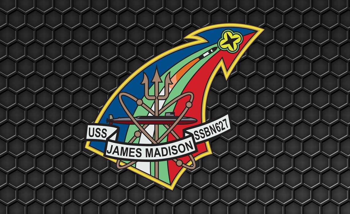 USS James Madison SSBN-627 Ballistic Missile Submarine - Etsy