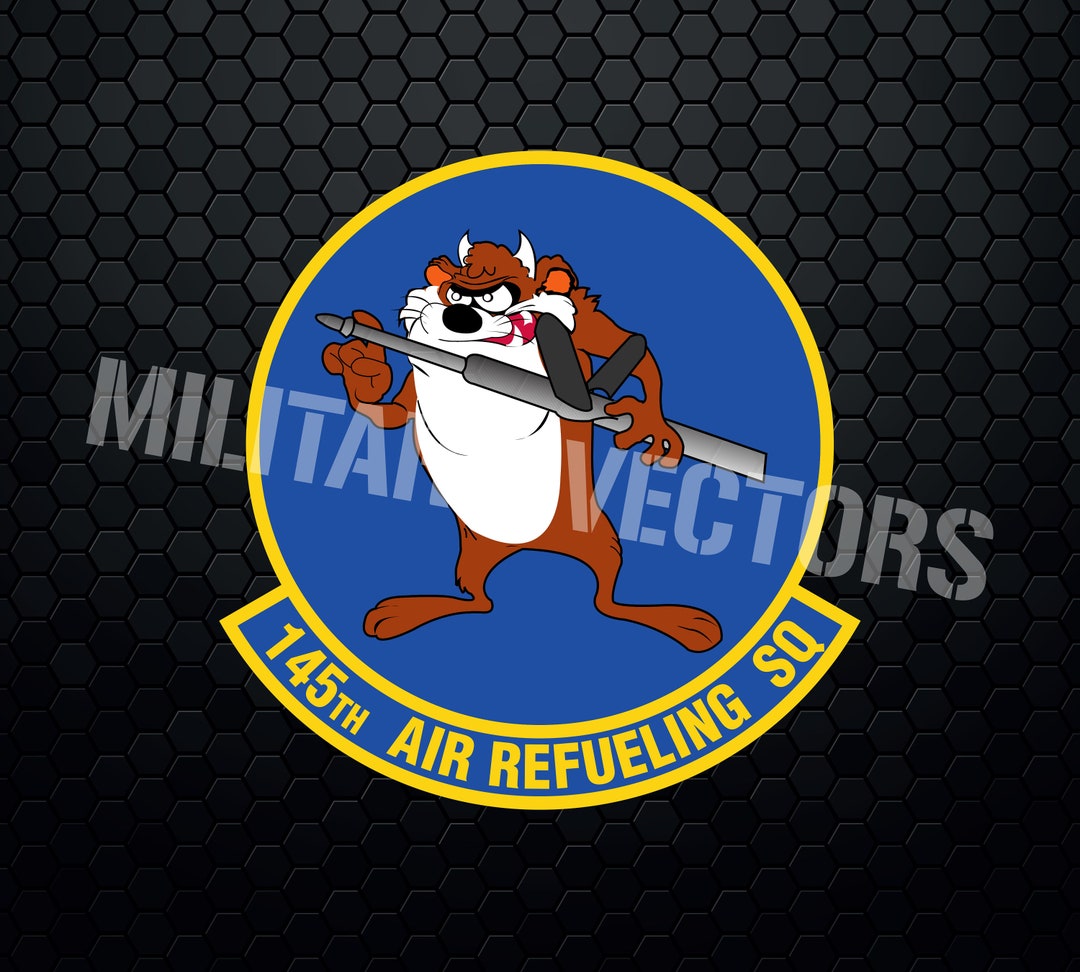 U.S. Air Force (USAF) 145th Air Refueling Squadron - Patch Logo Decal ...