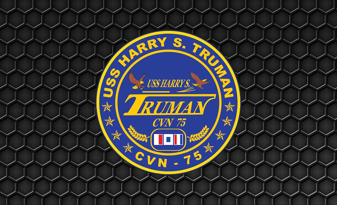 US Navy USS Harry S. Truman CVN-75 Aircraft Carrier - Patch Pin Logo ...