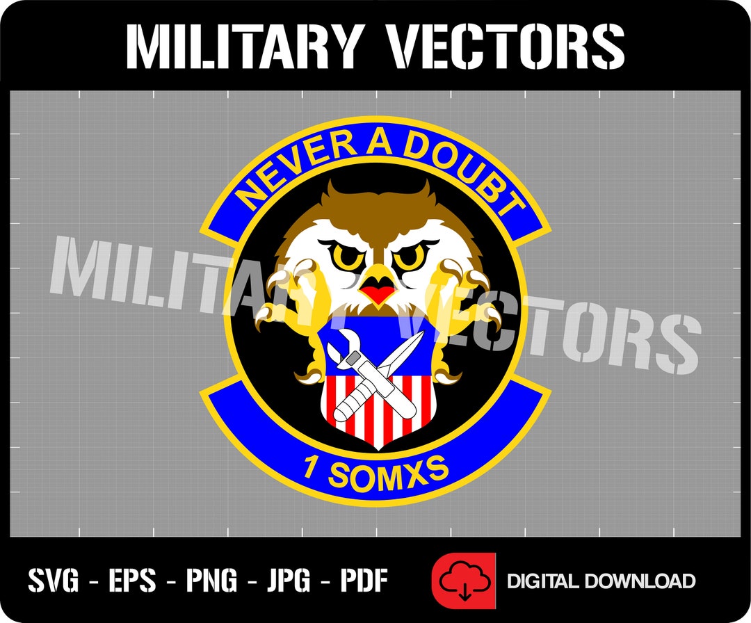 U.S. Air Force (USAF) 1st SOMXS - Special Operations Squadron - Patch ...