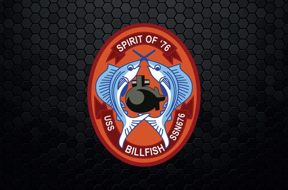 USS Billfish SSN-676 Attack Submarine Patch Logo Decal - Etsy