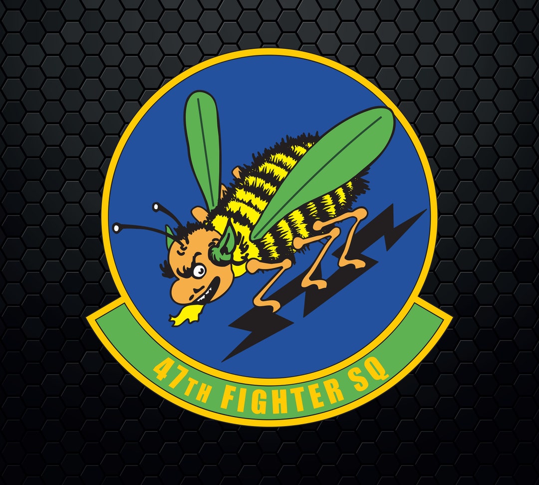 USAF 47th Fighter Squadron - Air Force 47th FS - Logo Decal Emblem ...