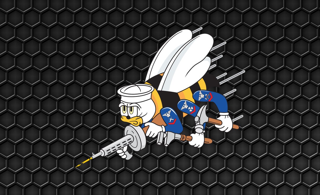 US Navy SEABEES Naval Construction Force (NCF) - Patch Pin Logo Decal ...