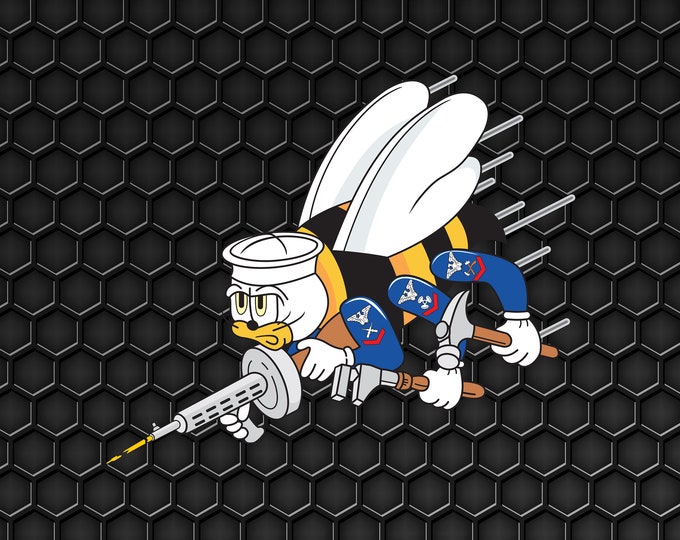 US Navy SEABEES Naval Construction Force NCF Patch Pin Logo Decal ...