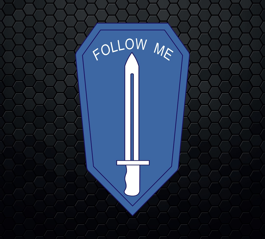 U.S. Army Infantry School "follow Me" Logo Decal Emblem Crest Insignia ...