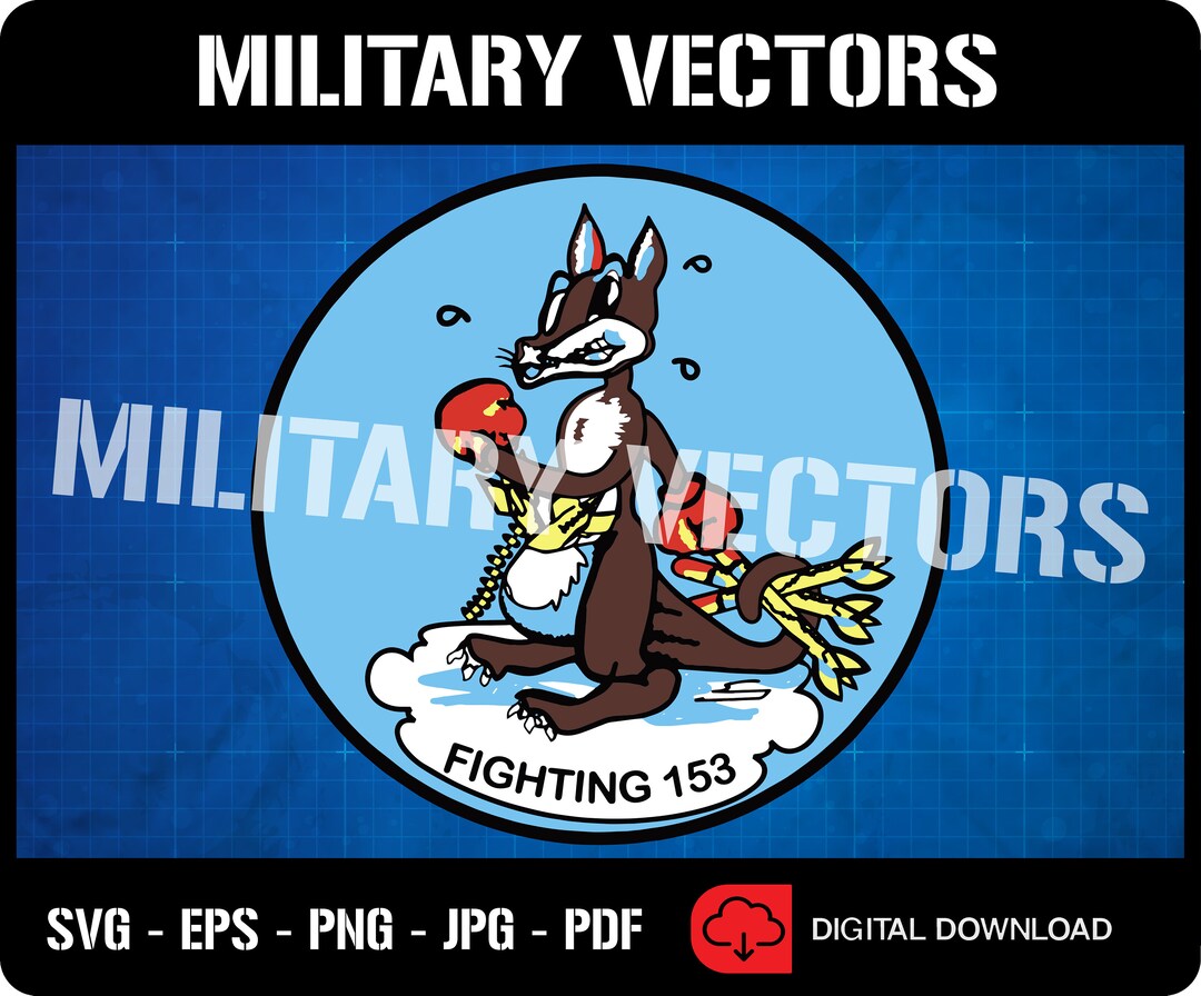 U.S. Navy Fighter Squadron 153 (VF-153) - USN Patch Logo Decal Emblem ...