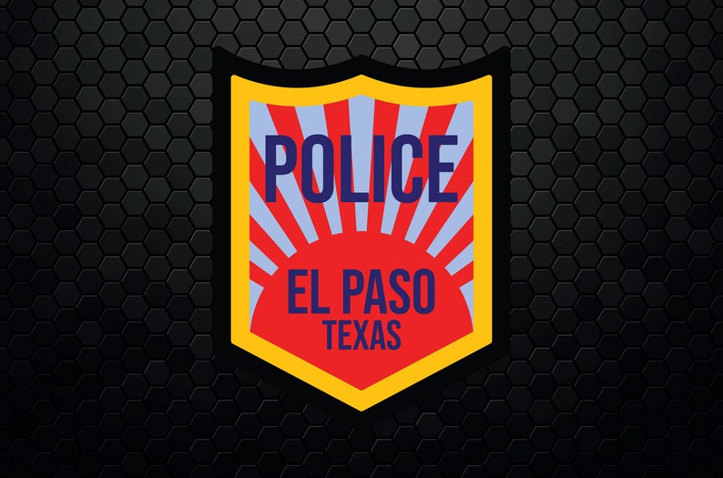 El Paso Police Department Patch Logo Decal Emblem Crest | Etsy