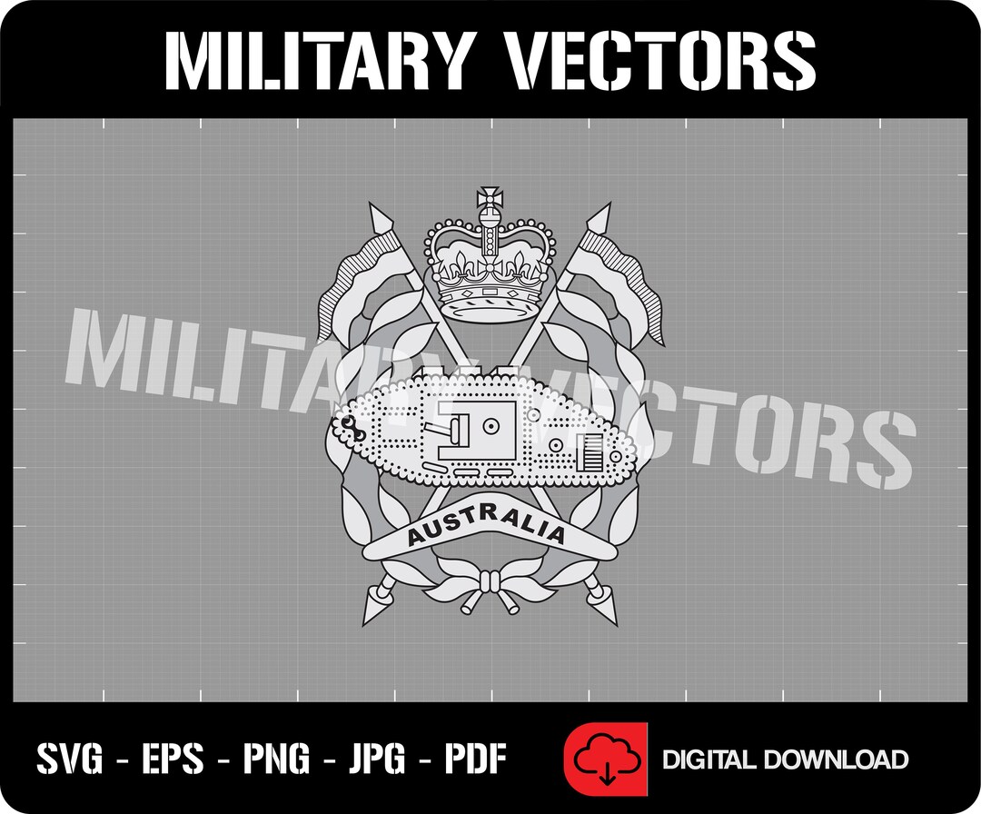 Royal Australian Armoured Corps (RAAC) - Military Patch Logo Decal ...