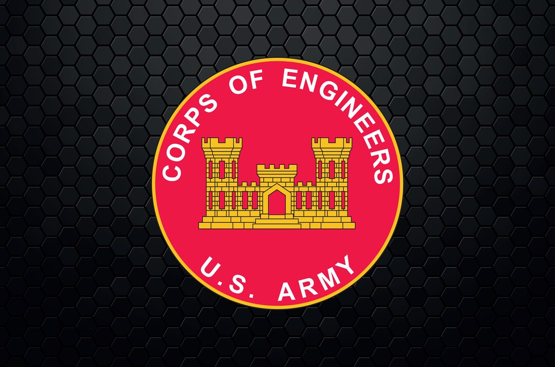 US Army Corps of Engineers Branch Plaque - Patch Logo Decal Emblem ...