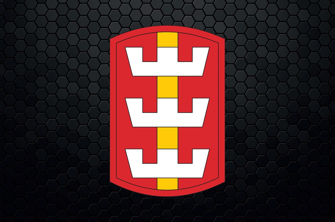 US Army 130th Engineer Brigade SSI - Patch Logo Decal Emblem Crest ...
