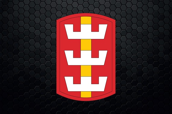 US Army 130th Engineer Brigade SSI Patch Logo Decal Emblem | Etsy