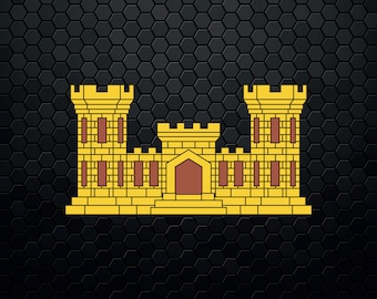 Army Corps of Engineers Castle Svg - Etsy
