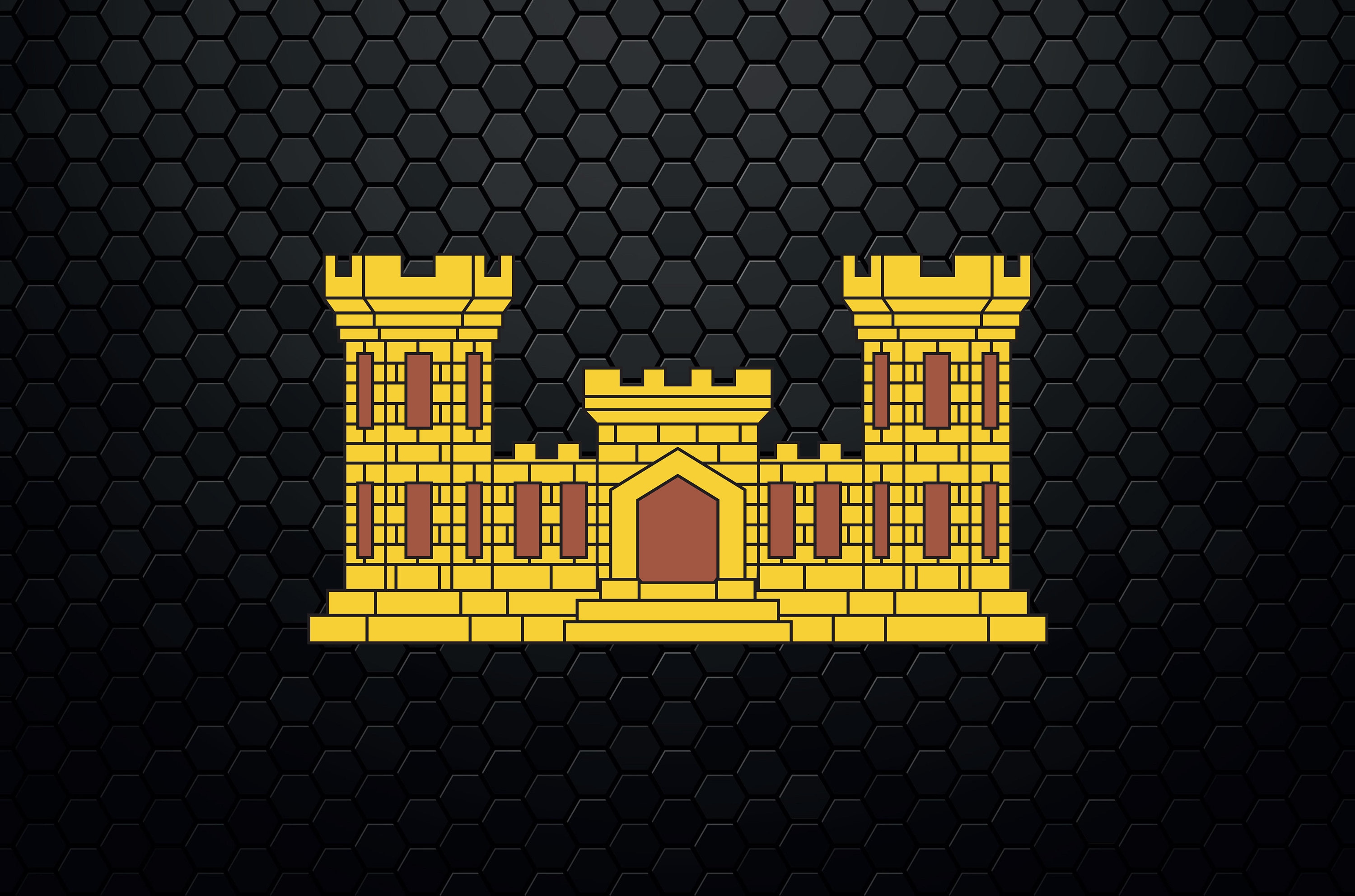 Army Engineer Castle Logo