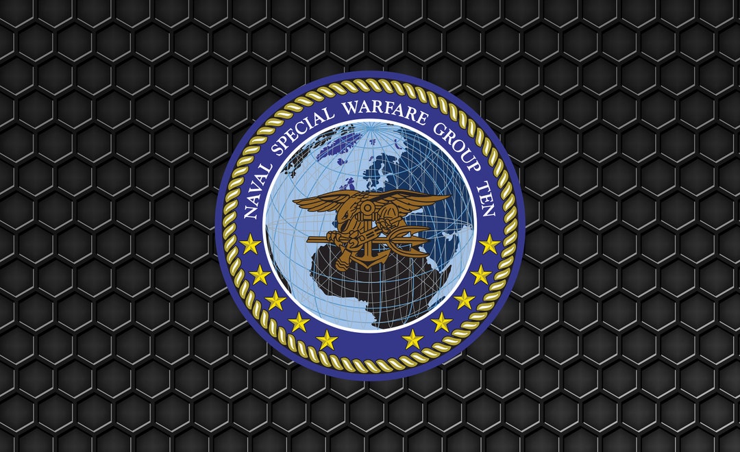 US Navy Naval Special Warfare Group 10 (NSWG-10) - Patch Pin Logo Decal ...