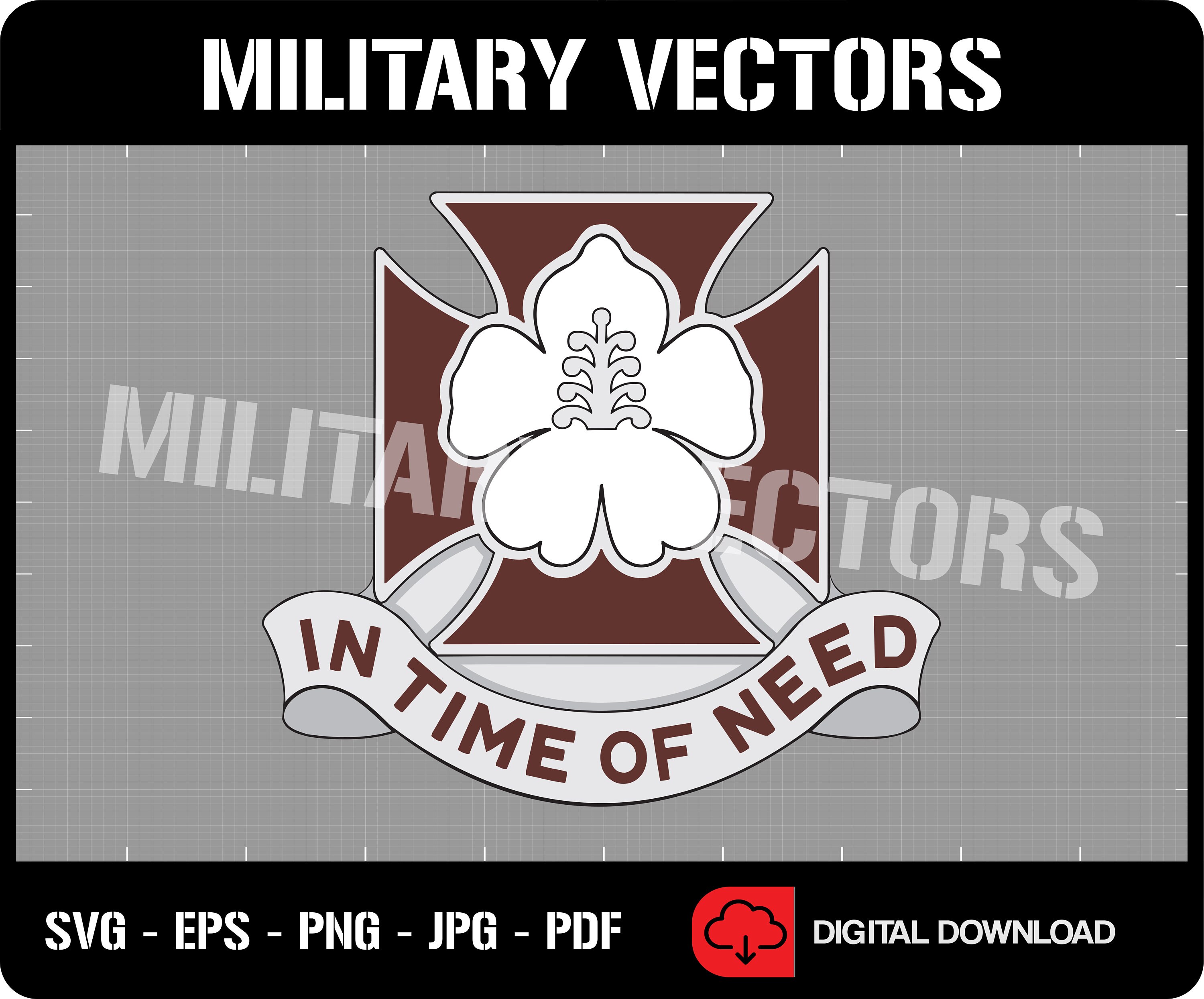 U.S. Army 30th Field Hospital Medical Corps Patch Logo Decal Emblem ...