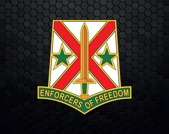 US Army 385th Military Police Battalion Patch Logo Decal | Etsy Norway