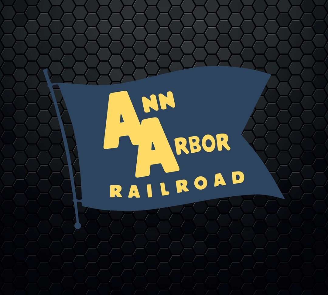 Ann Arbor Railroad - Logo Decal Emblem Crest Insignia - Digital Svg Eps ...