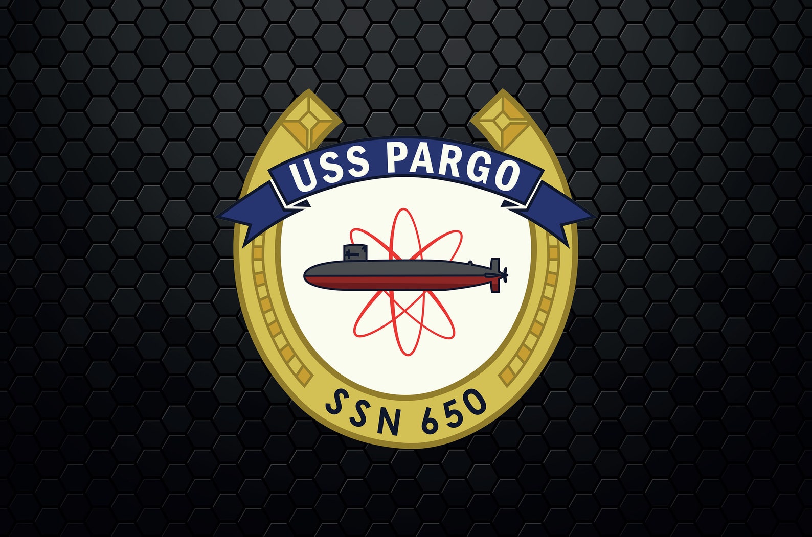 USS Pargo (SSN-650) Attack Submarine - Patch Logo Decal Emblem Crest ...