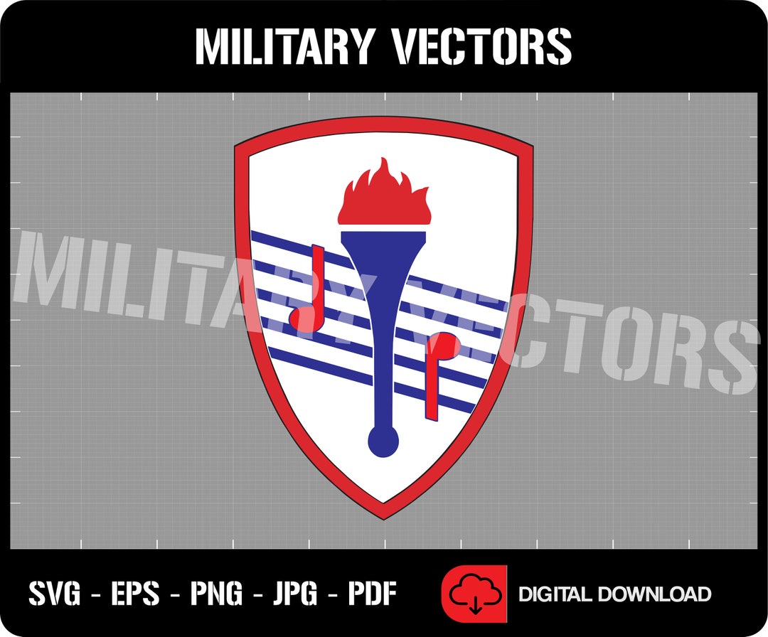 U.S. Army School of Music Patch Pin Logo Decal Emblem Crest Insignia ...
