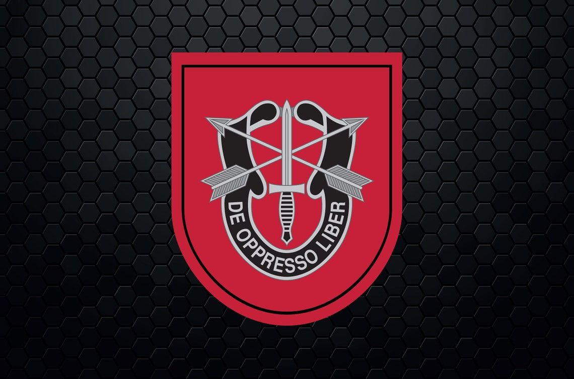 US Army 7th Special Forces Group (7th SFG) - Beret Flash Patch Logo ...