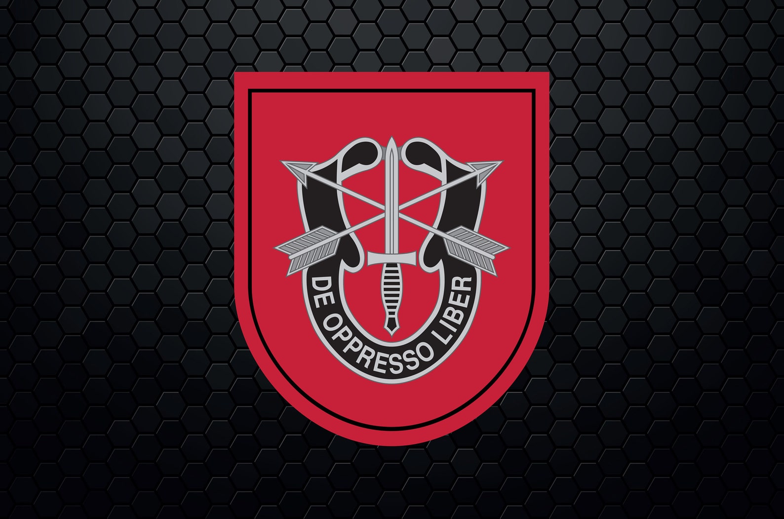 US Army 7th Special Forces Group (7th SFG) - Beret Flash Patch Logo ...