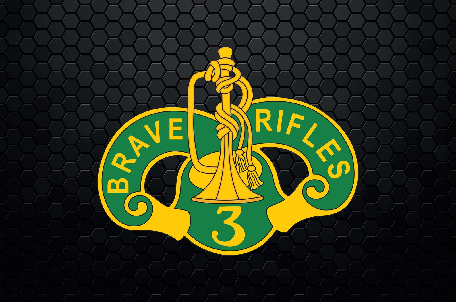 US Army 3rd Cavalry Regiment/3rd ACR Brave Rifles - Patch Logo Decal ...