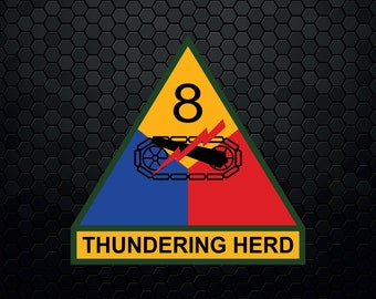 8th Division Decal - Etsy