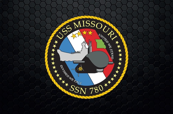 USS Missouri SSN-780 Attack Submarine Patch Logo Decal | Etsy