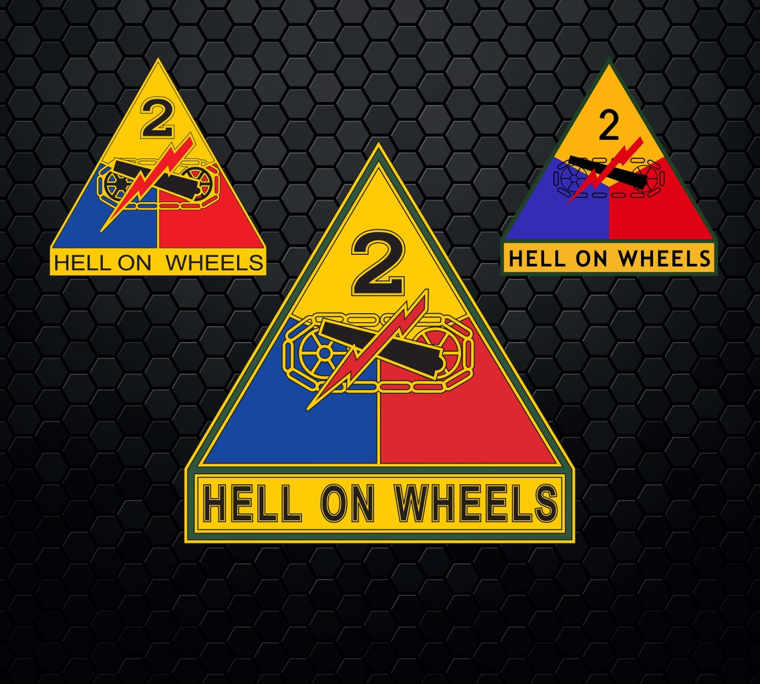 U.S. Army 2nd Armored Division (2nd AD) - DUI SSI - Patch Logo Decal ...