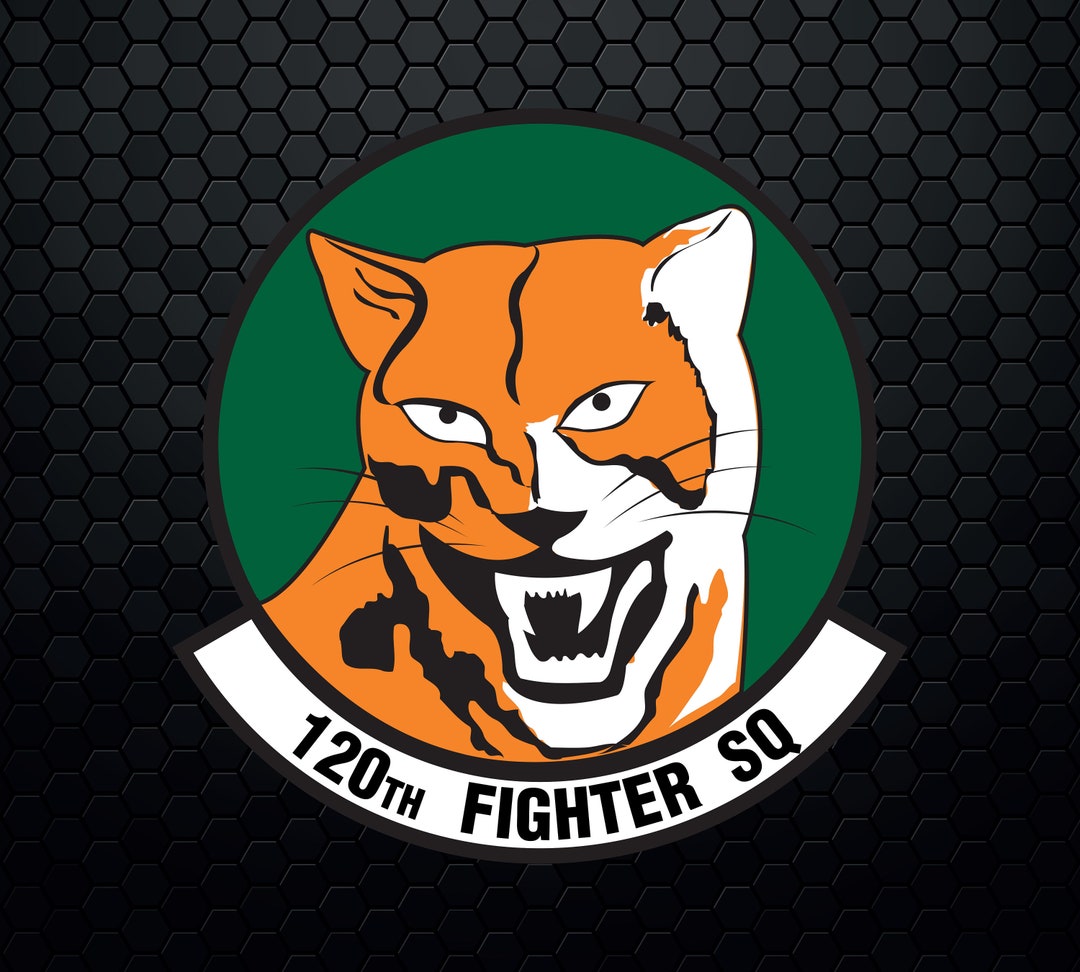USAF 120th Fighter Squadron - Air Force 120th FS - Logo Decal Emblem ...