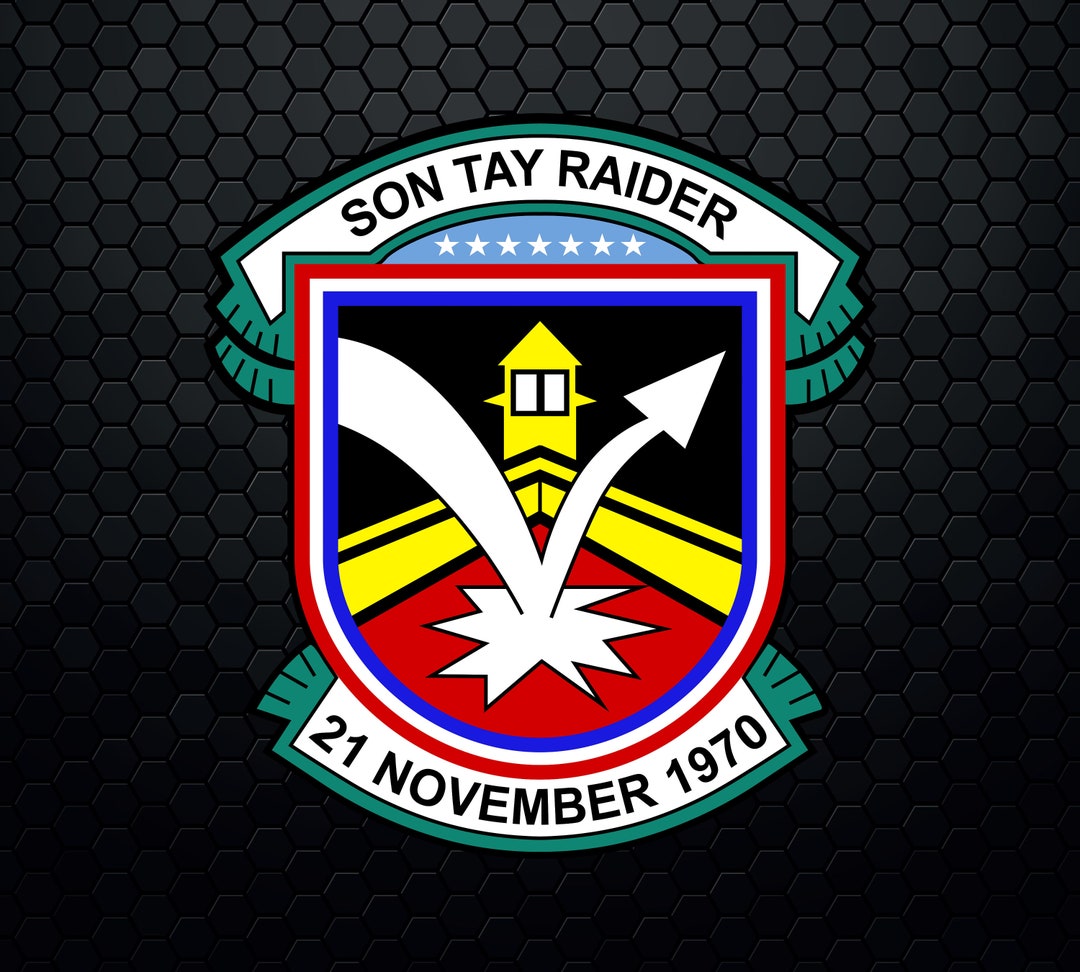 Son Tay Raider - US Army Special Forces Vietnam War - Patch Logo Decal ...