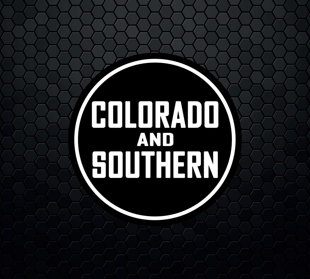 Colorado and Southern Railroad - Logo Decal Emblem Crest Insignia ...