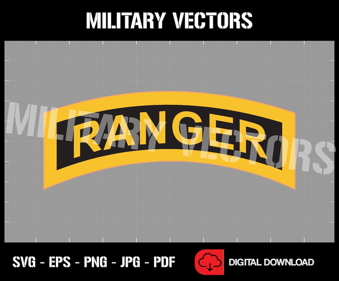Ranger Tab U.S. Army Rangers RLTW Patch Logo Decal Emblem Crest ...