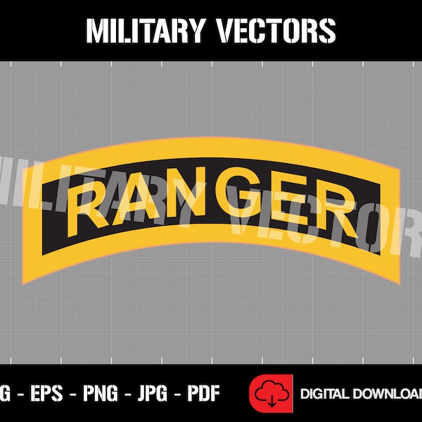 Ranger Tab Vector - Etsy Ireland