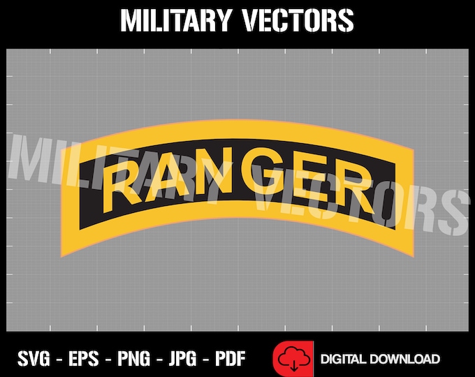 Ranger Tab U.S. Army Rangers RLTW Patch Logo Decal Emblem Crest ...