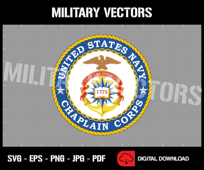 U.S. Navy Chaplain Corps - Patch Logo Decal Emblem Crest Insignia Badge ...