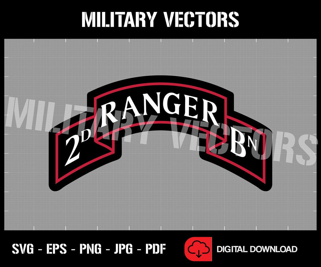 1st Ranger Battalion - U.S. Army Rangers - RLTW - Patch Logo Decal ...