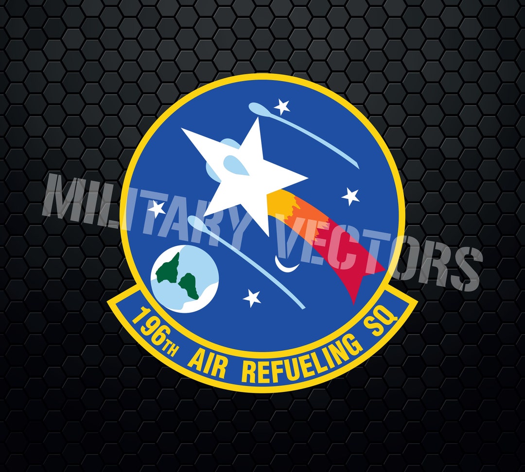 U.S. Air Force (USAF) 196th Air Refueling Squadron - Patch Logo Decal ...