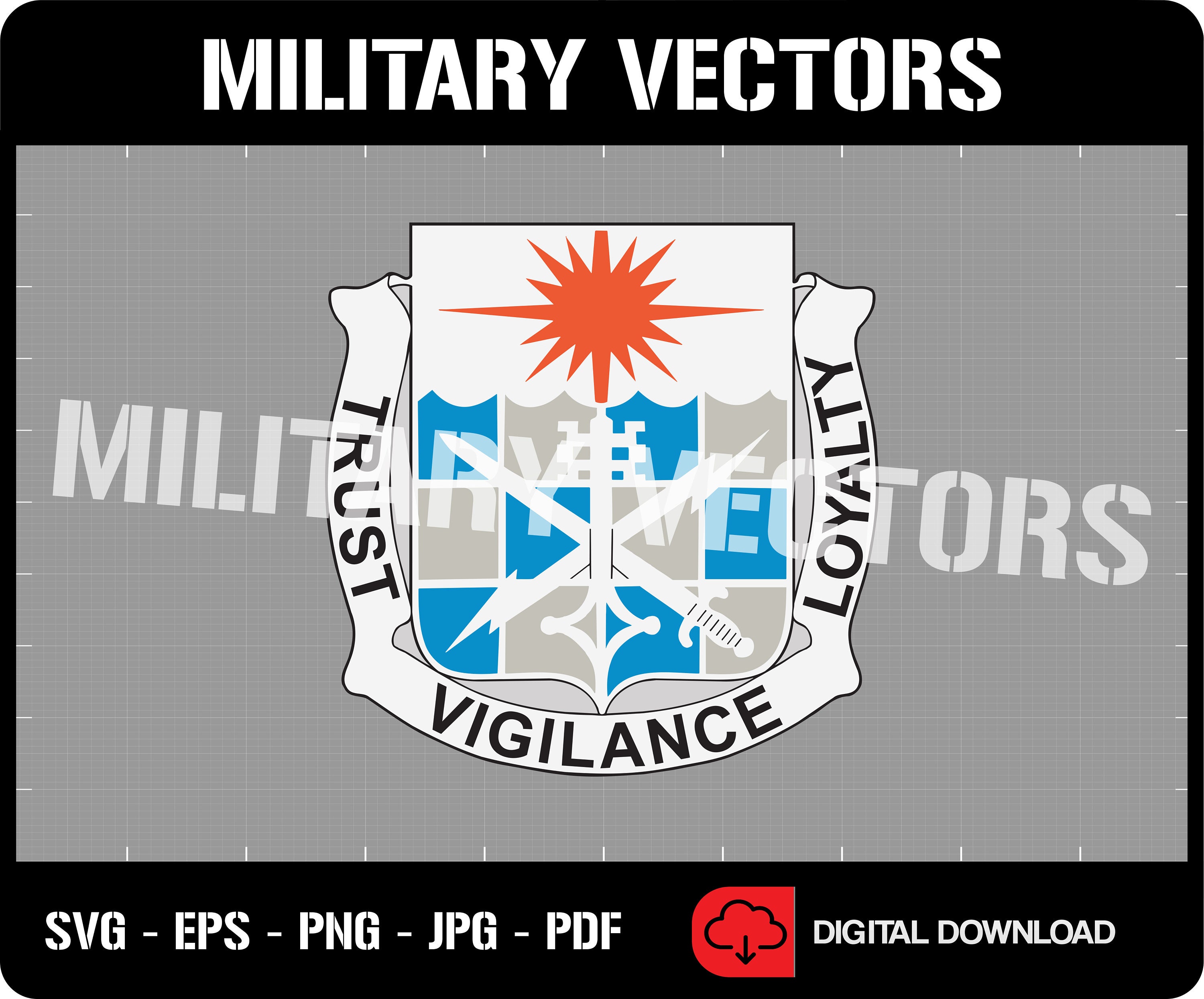 U.S. Army 101st Military Intelligence Battalion Military Intel Patch ...