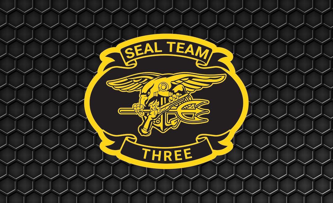 US Navy SEAL Team 3 Patch Pin Logo Decal Emblem Crest - Etsy UK