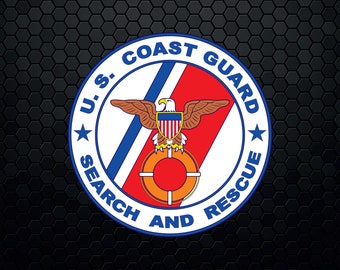 Uscg Logo Vector - Etsy
