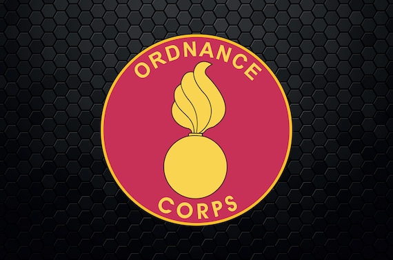 US Army Ordnance Corps Branch Plaque Patch Logo Decal Emblem | Etsy
