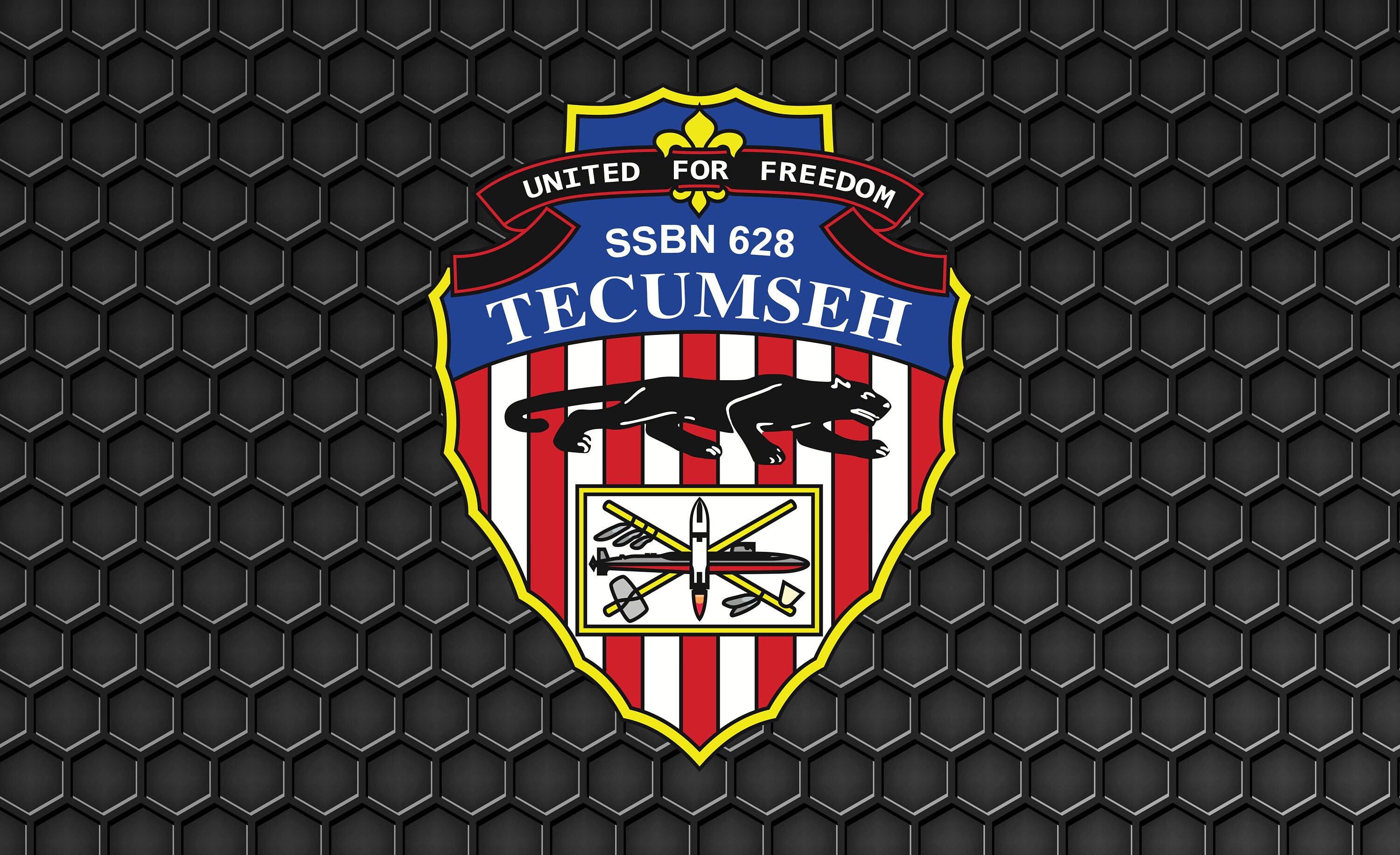 USS Tecumseh SSBN-628 Ballistic Missile Submarine Patch | Etsy